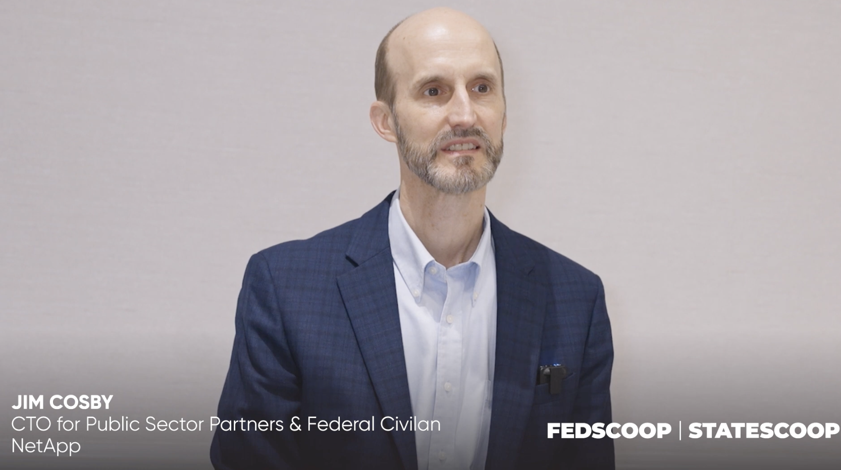 NetApp's Jim Cosby says "data is key" | FedScoop